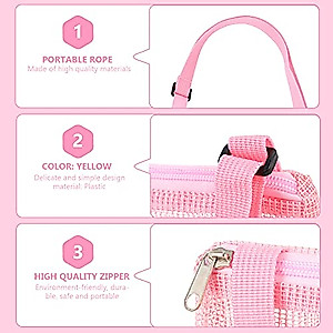 Kisangel Portable Mesh Bag Shower Caddy Practical Toiletry and Bath Organizer Tote