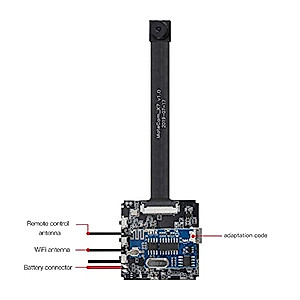 fannuoyi 4K 30FPS Mini X7 Cameras 70degree Lens with App for Indoor/Home/Office Security (No Battery)