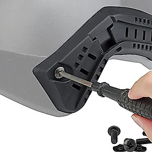 ATAIRSOFT Tactical Military Helmet Side Rails for Fast ACH Helmet with Lanyard Mounting Screws Helmet Accessories Black