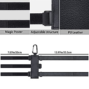 co2CREA Portable Speaker Mount for Most Bluetooth Wireless Speakers, Outdoor Speaker Adjustable Strap Attachment Accessory Holder Bar Rail for Golf Cart Railing Bike Boat