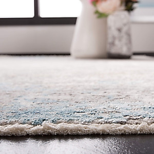 SAFAVIEH Dream Collection 2'6" x 4' Grey/Multi DRM415G Vintage Oriental Distressed Premium Viscose Accent Rug