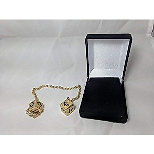 Antiqued Weathered Metal Han Solo Smuggler's Dice with box