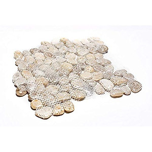 Margo Garden Products 12"x12" (5.0 sq ft/case) Rain Forest, White