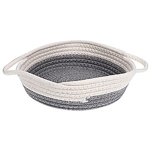 Cabilock 2pcs Hand Kids Vanity Toys Woven Jewelry Handle Rope Toy Desktop Keys for Container Clothes Laundry Makeup Tray Nursery Organizer with Snacks Basket Bins Fruits Home Xxcm Sewing