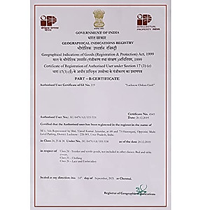 Ada Indian Hand Embroidery Women's Chikankari Cotton Kurta Kurti Tunic A220999 (XXX-Large, White)