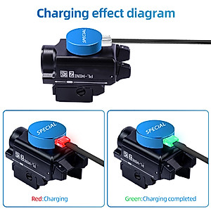 Clolasa MCC S Magnetic Charger Only Compatible with 0light Baldr S, Baldr S BL, Baldr Mini, Baldr RL Mini, PL Mini and PL-Mini 2, Replacement Charging Cable for Flash Light, 3.3 FT/1M
