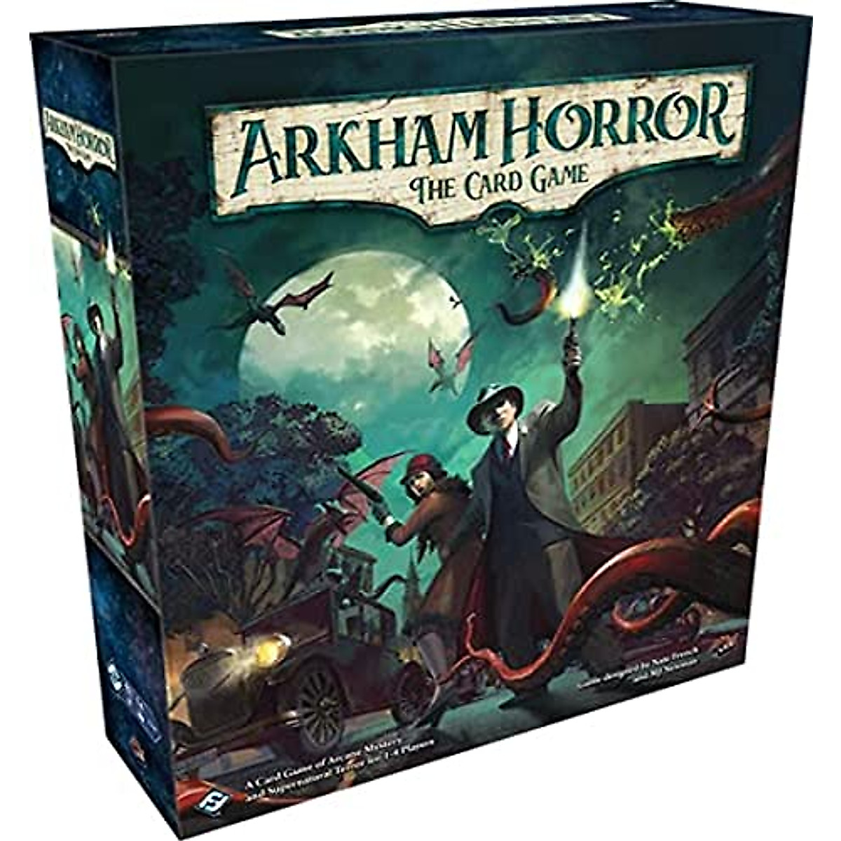 Fantasy Flight Games Arkham Horror The Card Game Revised Core Set | Horror / Mystery / Cooperative Games for Adults and Teens Ages 14+ | 1-4 Players | Avg. Playtime 1-2 Hours | Made