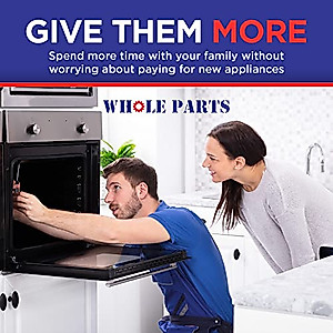 Whole Parts DA47-00244W Refrigerator Defrost Heater Assembly - Replacement and Compatible with Some Samsung Refrigerators - Non-OEM Samsung Appliance Parts & Accessories - 2 Yr Warranty