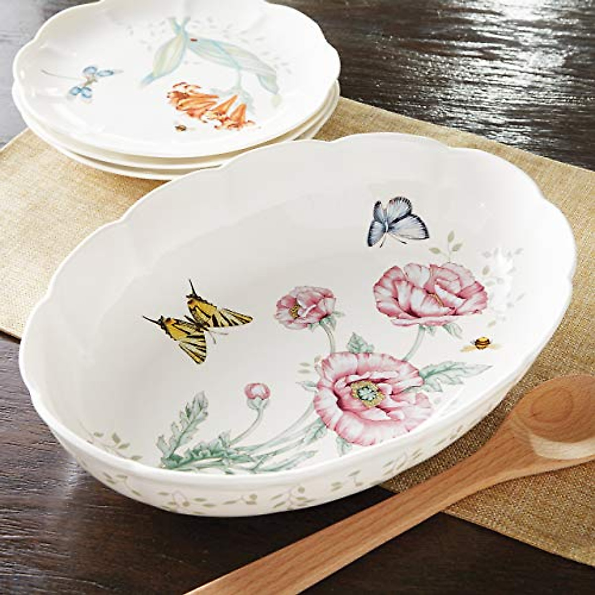 Lenox 6084024 Butterfly Meadow Oval Baker