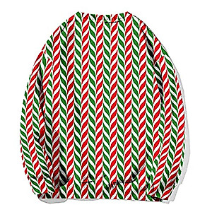 Christmas Sweatshirts For Men Funny Top Holiday Pullover 3D Printed Graphic Sweatshirts Crewneck Long Sleeve