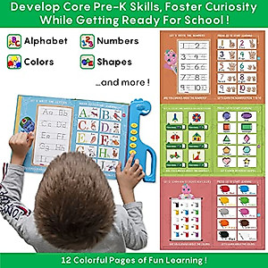 Curious 2 Learn ABC Learning for Toddlers | Learning Resources | English & Spanish Sound Book | Preschool Learning Activities | Educational Learning Toys | 4 Year Old Boy Birthday Gift