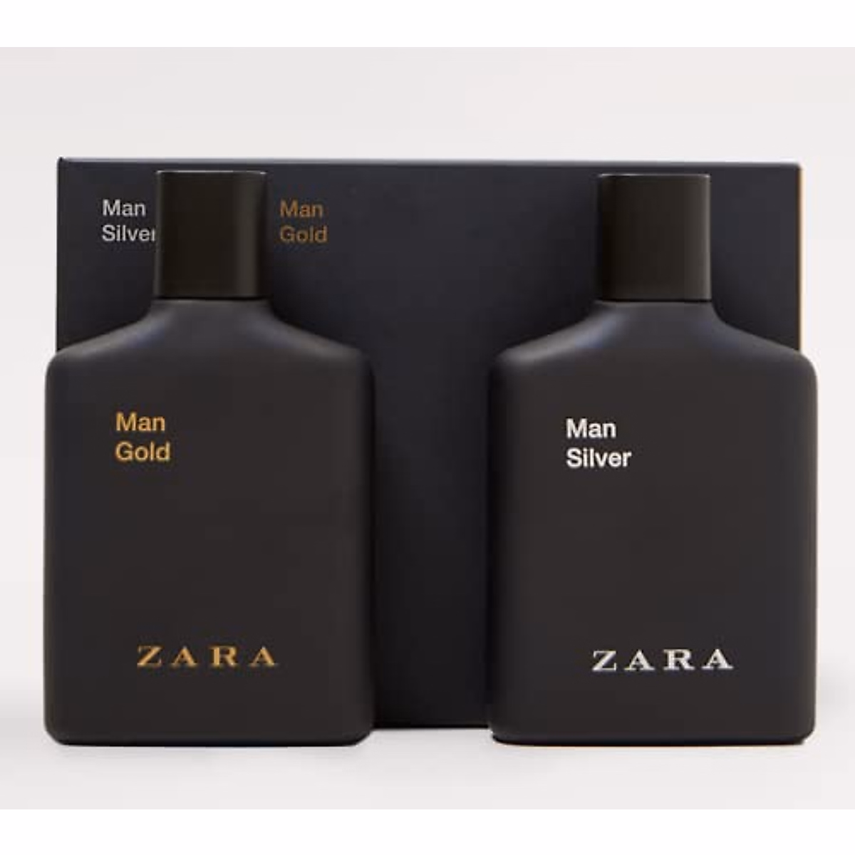 ZARA MAN GOLD + ZARA MAN SILVER EDT 100 ML (3.4 FL. OZ).