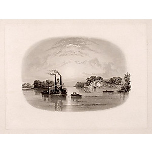 [Cave-In-Rock. view on the Ohio