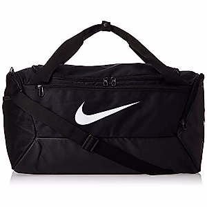 NIKE Brasilia Small Duffel - 9.0, Black/Black/White