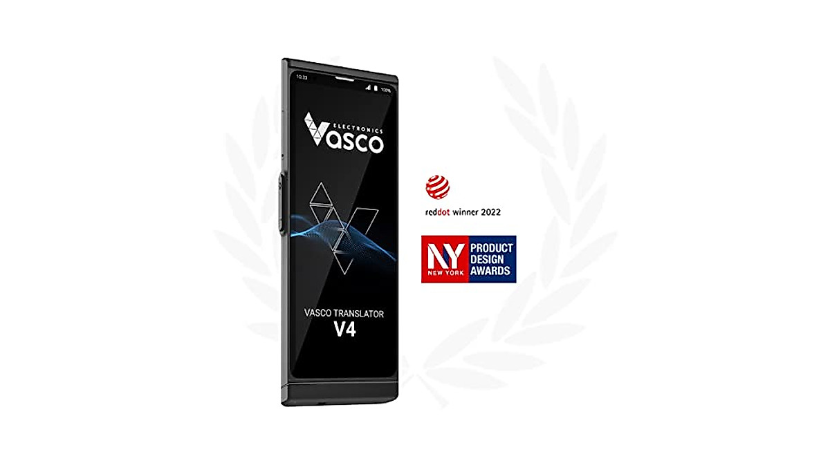 Vasco V4 Language Translator Device - 108 Languages, Free Internet