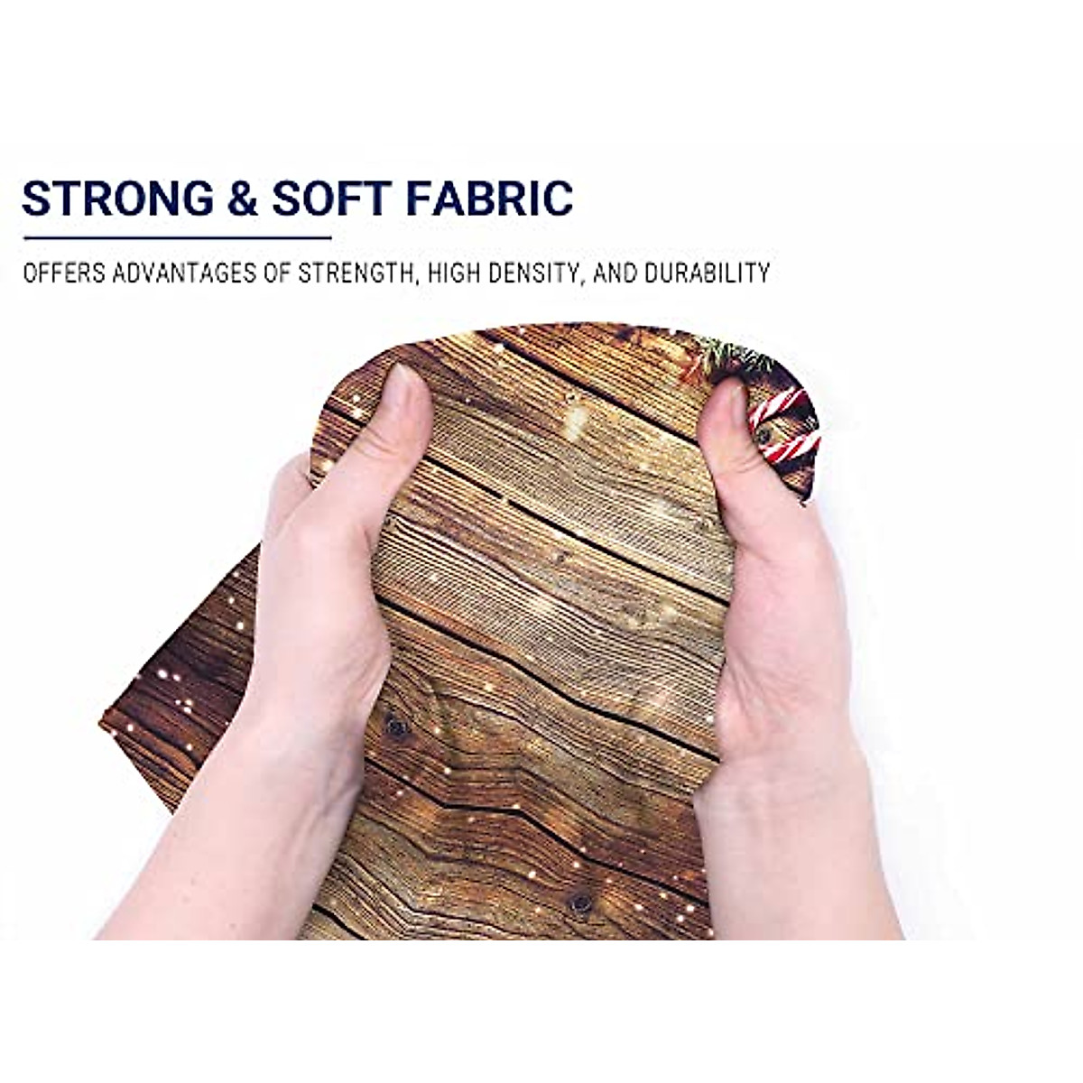 Allenjoy 8x10ft Snowflake Gold Glitter Christmas Wood Wall Photography Backdrop Xmas Rustic Barn Wooden Floor Background for Children Portrait Photo Studio Booth Photobooth Photographer Prop