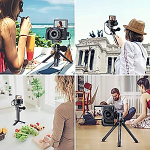 Tripod Ball Head ULANZI U-80L Camera Quick Release Metal Ball Head Camera Mount Arca Swiss 360° Rotating with Quick Release Plate & Cold Shoe, 22lbs/10kg Load for 1/4" Tripod,Monopod,DSLR,Camera