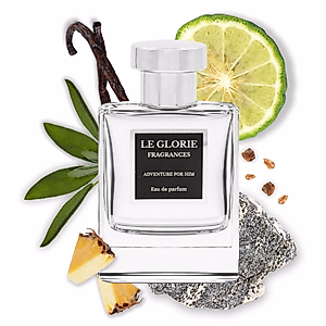 Le Glorie Fragrances Inspired by Creed's Aventus For Men Eau de Parfum, Long Lasting Perfume Spray for Men, EDP, All Skin Types, Cruelty Free - 1.7 fl oz 50ml