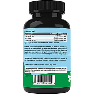 Vitamatic Maximum Strength Joint & Hip Health Supplement for Dogs - 120 Chicken Flavored Tablets - Made with: Glucosamine, Chondroitin, MSM, Hyaluronic Acid, Manganese, Bromelain. White Willow & Yucca