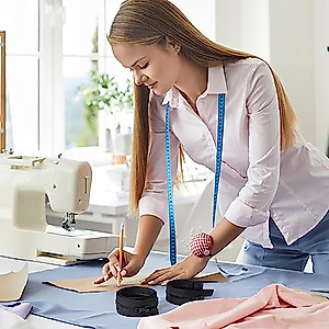 AUAUY 2 PCS 60cm/23.6inch Resin Coil Zippers with 5 PCS Zipper Pulls,Strong No.5 Resin Open-Ended Zips for Sewing Assorted Sizes, DIY Dressmaking, Bags, Tailor, Craft Supplies(Black)