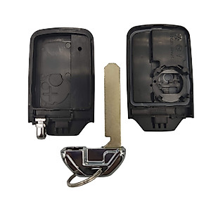 QIXIUBIA 5 Buttons Replacement for Honda Entry Smart Remote Control Key Fob Shell Cover Fit for Honda Civic Sedan EX EX Turbo CVT LX HDM CVT(KR5V2X)