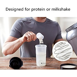 YOFAN 3 Pack Milkshake Protein Whisk Ball, 304 Stainless Steel Mixer Whisk