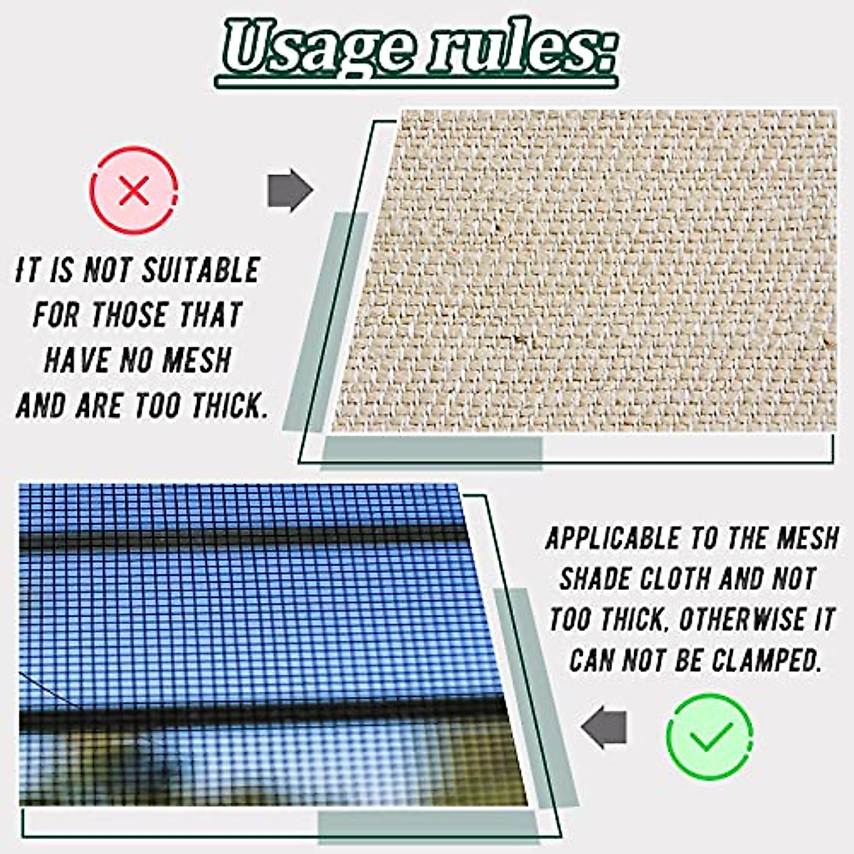 30 Pieces Round Shade Cloth Plastic Clips Sunshade Net Fixing Clip Shade Fabric Clips Attachment and Placement for Sun Shade Net Anti Bird Netting Garden Netting, Shade Netting Fabric Accessories