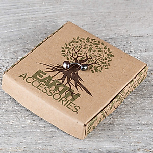 Earth Accessories Authentic and Natural Pearl Belly Button Ring Piercing for Women - Navel Belly Button Rings with Surgical Steel