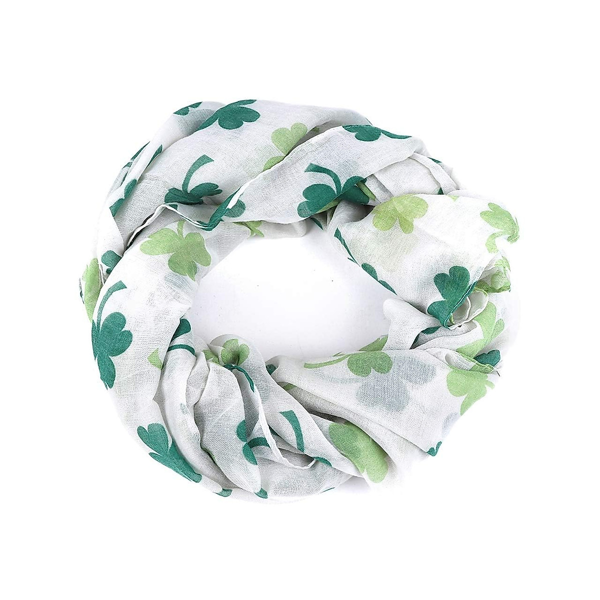 Nollia Green Shamrock St. Patrick's Day 2-Pack Scarf Set for Women