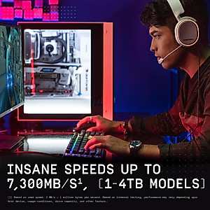 WD_BLACK 2TB SN850X NVMe Internal Gaming SSD Solid State Drive - Gen4 PCIe, M.2 2280, Up to 7,300 MB/s - WDS200T2X0E