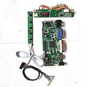 U/R for LP150X04-A4/A2M1 HDMI+VGA+DVI LVDS 20-Pin CCFL 15" 1024 * 768 LCD Panel Monitor MNT68676 Screen Drive Controller Board DIY kit (LP150X04-A4)