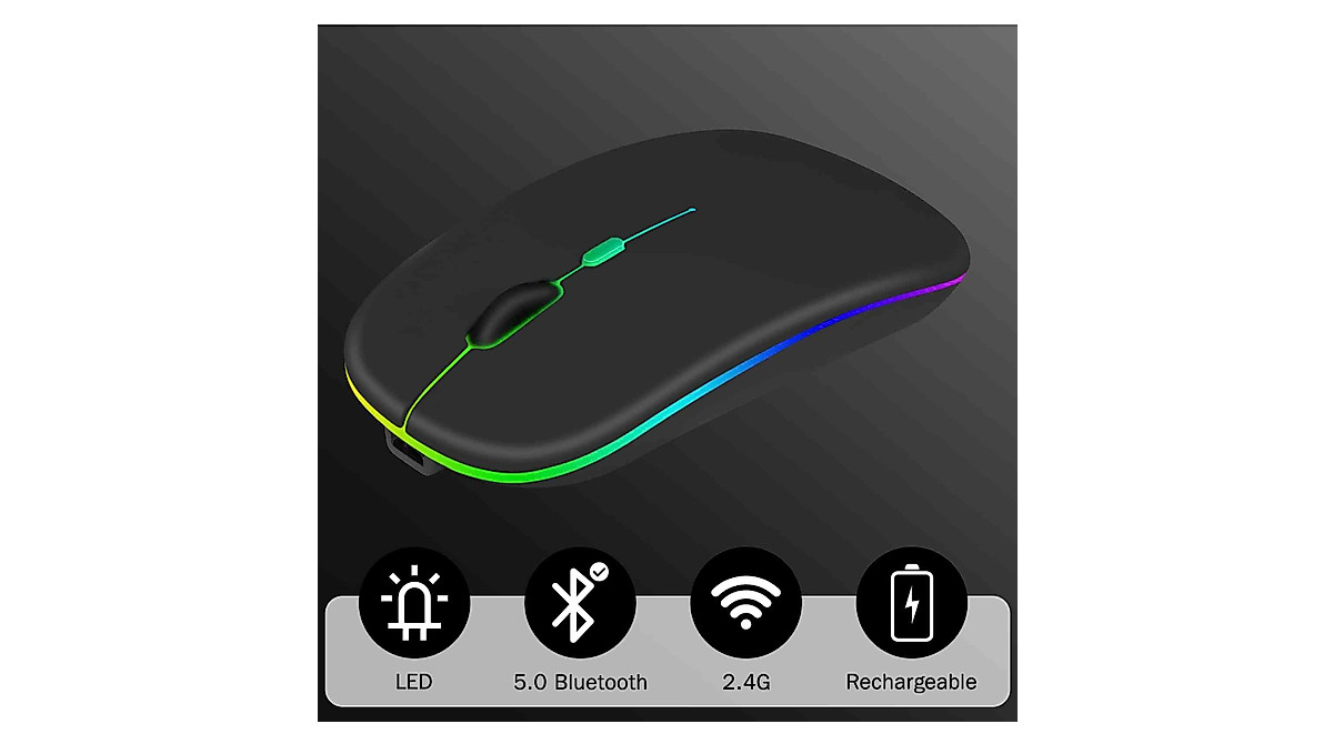 UrbanX Bluetooth & 2.4GHz Wireless Mouse for All Devices