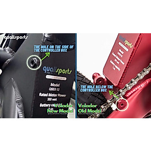 Qualisports Electric Bike Cargo Racks E-Bike Rear Rack Bike Cargo Rack for Volador (New Version)