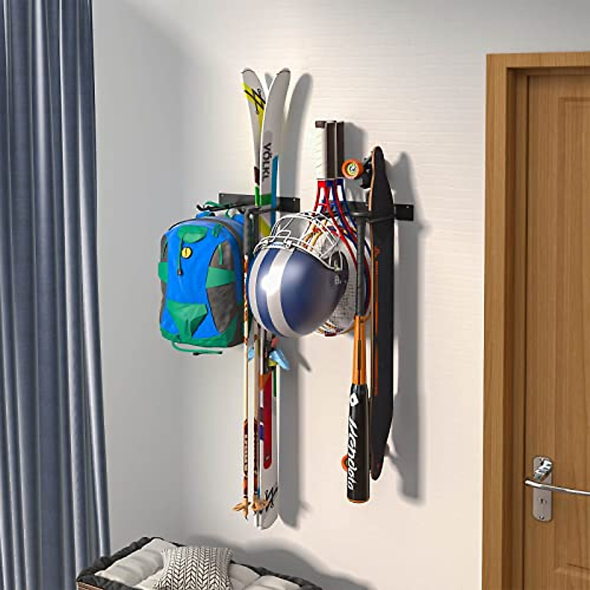 Godboat Garage Organization, Tool Organizer, Garage Storage, Garden Tool Organizer, Heavy-Duty Design, Keeps Tools Well-Organized, Max Load 220 lbs, Perfect for Fathers Day, Garage Gifts for Men