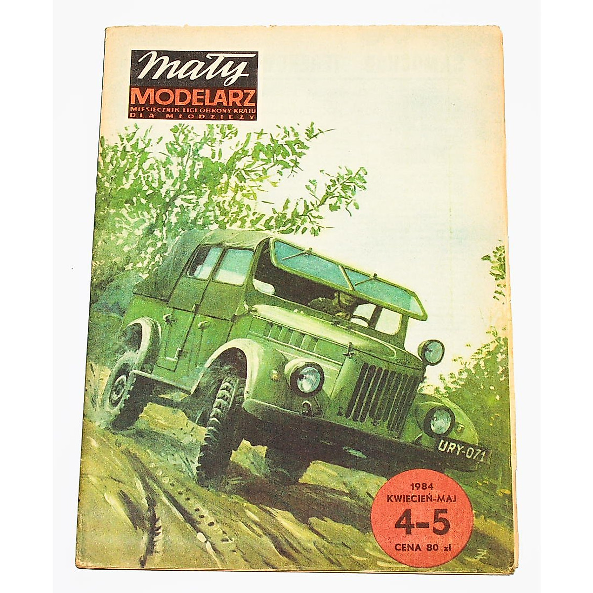 GAZ 69 M - Paper/card Model Scale 1:16 - Maly Modelarz 4-5/1984