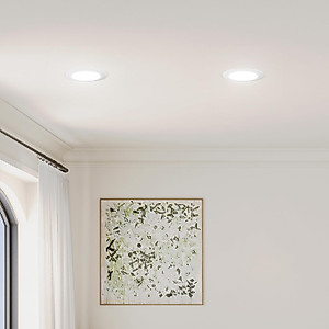 Amico 5/6 inch 5CCT LED Recessed Lighting 20 Pack, Dimmable, IC Rated, 12.5W=100W, 950LM Can Lights with Baffle Trim, 2700K/3000K/4000K/5000K/6000K Selectable, Retrofit Installation - ETL & FCC