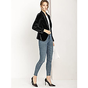 Allegra K Women's Casual, Black, Medium