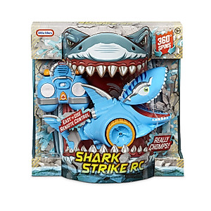 Little Tikes Shark Strike RC Remote Control Toy Car, Multicolor