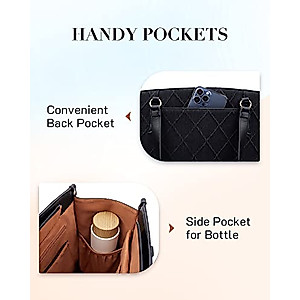 Missnine Tote Bag for Women Denim Teacher Bag Casual Work Bags 15.6 inch Shoulder Bag for Office Business