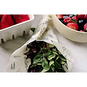 Abeego, The Original Beeswax Food Storage Wrap - Set of Two 13" Natural Square Sheets