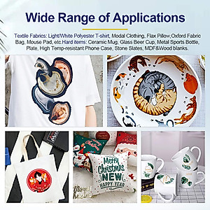 SOMOLUX Sublimation Paper 8.5" x 11" Heat Transfer Paper Compatible with Epson HP Canon Sawgrass Inkjet Printer for T-shirt and Ceramic Mugs and etc (100 Sheets)