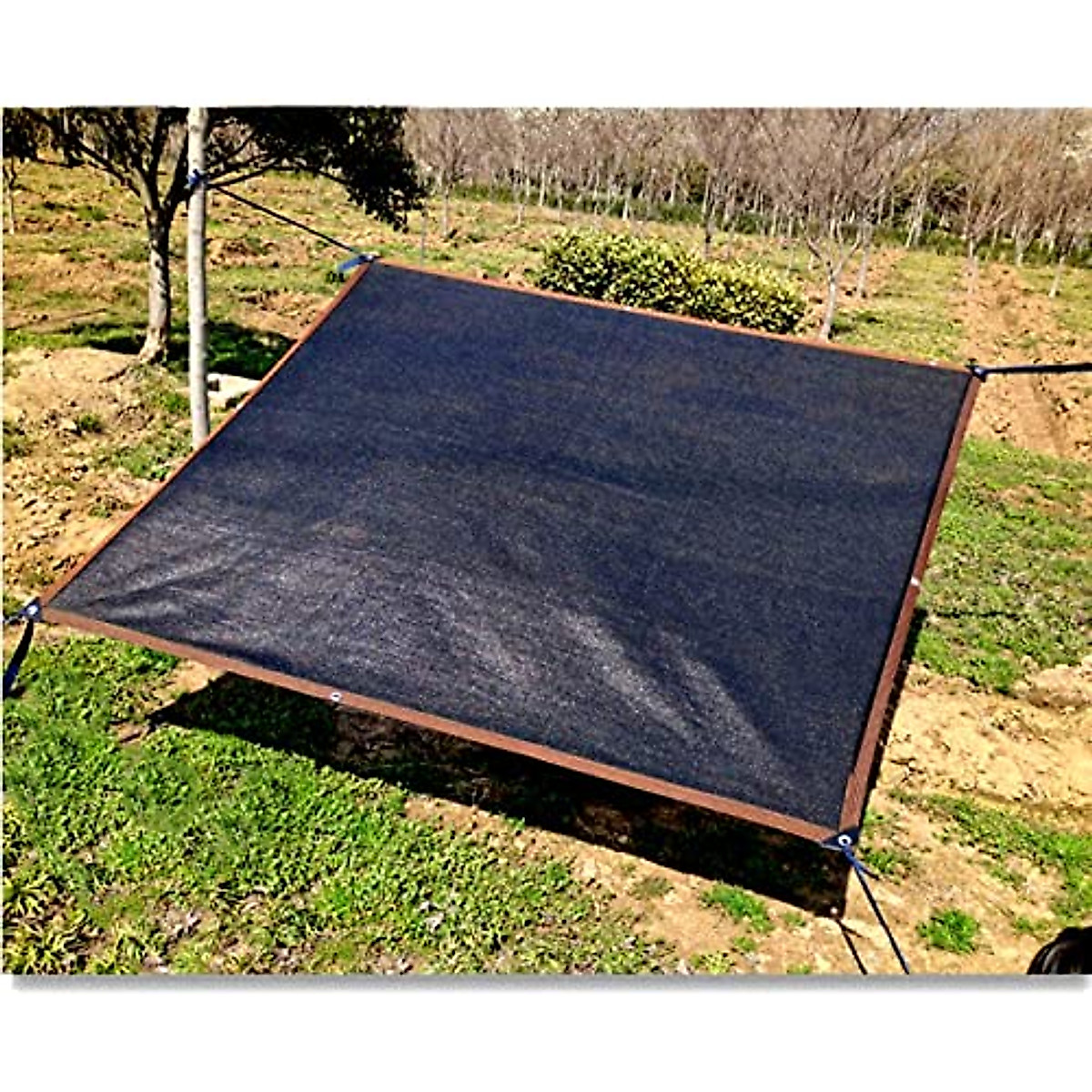 B L 90% Shade Cloth 6.5 Ft x 10 Ft, Black Premium Mesh Shade Panel with Grommets for Plant Cover, Greenhouse, Barn,Top Shade Cloth Quality Panel for Flowers, Plants, Patio Lawn