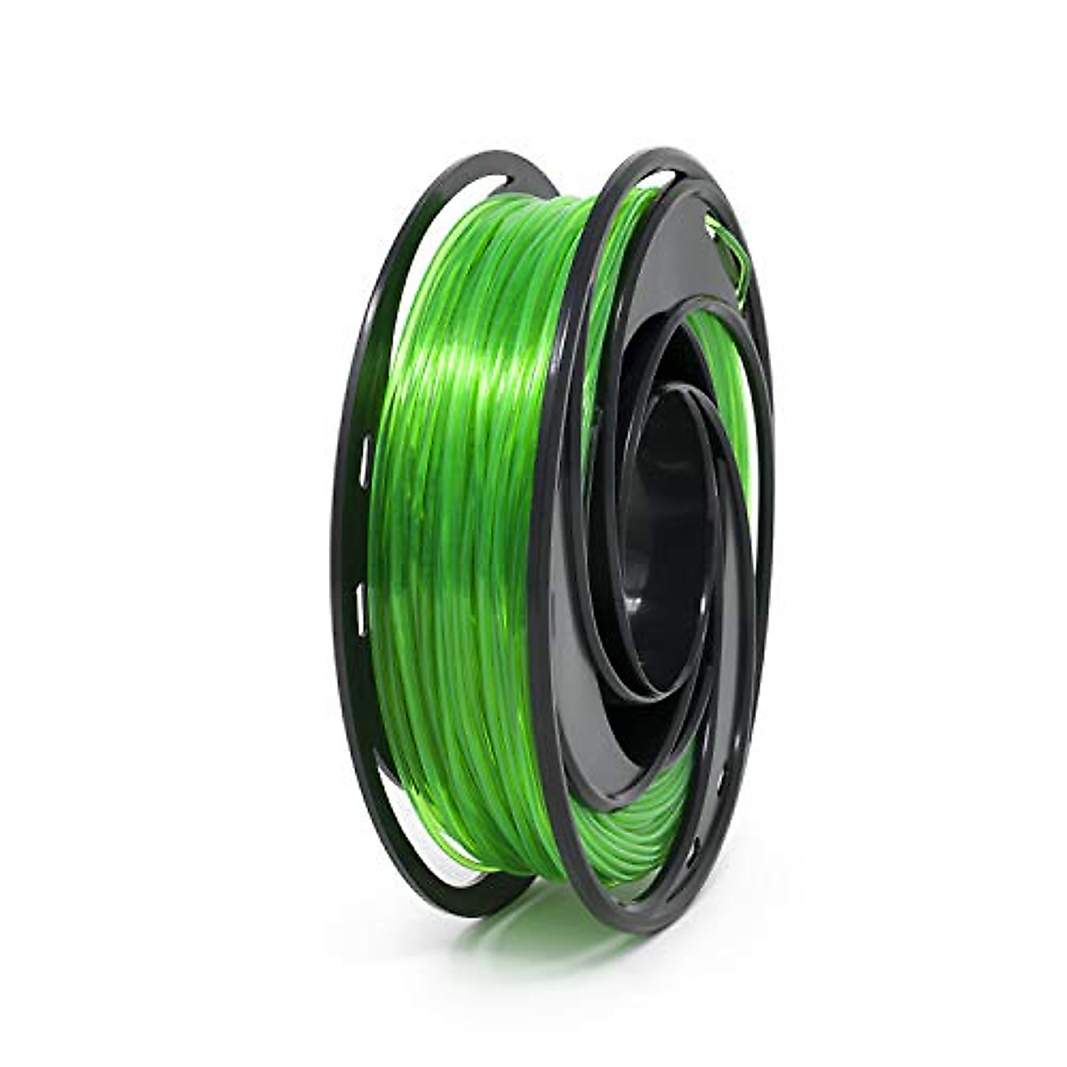 Gizmo Dorks PETG Filament for 3D Printers 1.75mm 200g, 4 Color Pack - Blue, Green, Transparent, Red