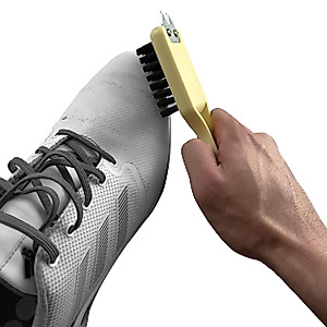 ProActive Sports Golf Valet 3-in-1 Brush w/Nylon Cleaning Bristles Shoehorn Handle and Spike Wrench