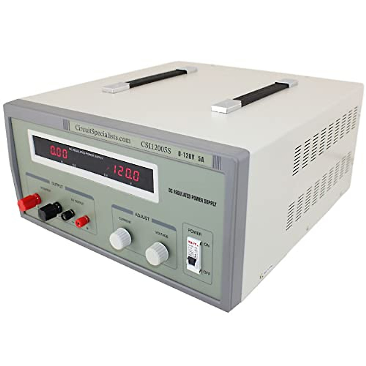 Bench Power Supply Heavy Duty Regulated Linear 0-120V/0-5A DC
