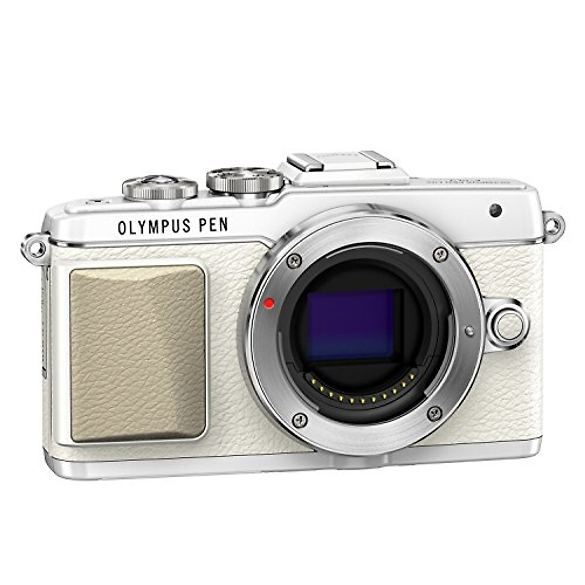 Olympus E-PL7 16MP Mirrorless Digital Camera with 3-Inch LCD (White) - International Version