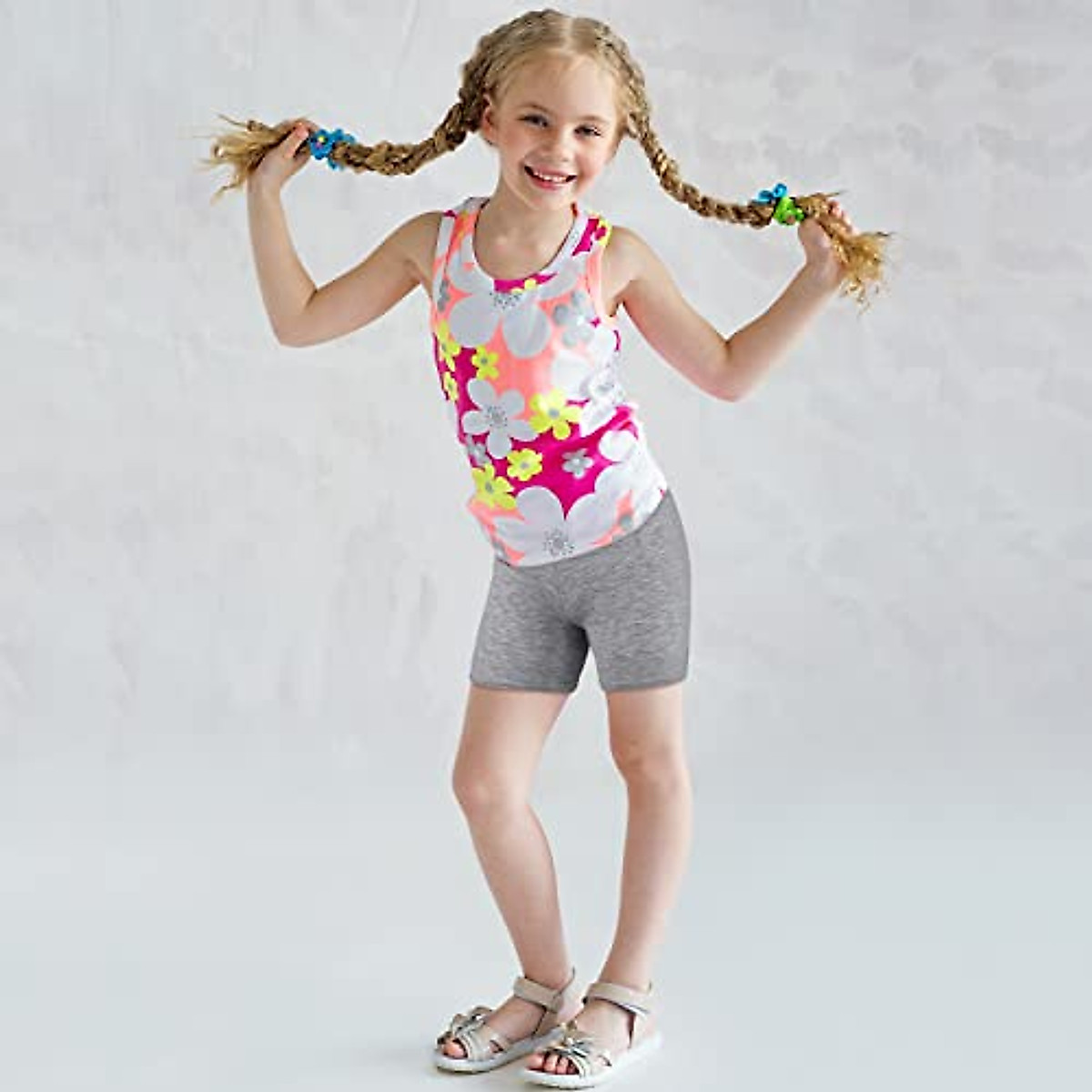 Resinta 6 Pack Dance Shorts Girls Bike Short Breathable and Safety 6 Color