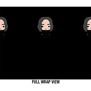 Harry Potter OFFICIAL Snape Cute Chibi Character 24 oz Insulated Canteen Water Bottle, Leak Resistant, Vacuum Insulated Stainless Steel with Loop Cap, Black