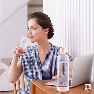 PHILIPS Sparkling Water Maker Soda Maker Soda Streaming Machine for Carbonating with 1L Carbonating Bottle, Seltzer Fizzy Water Maker, Compatible with Any Screw-in 60L CO2 Carbonator(NOT Included)