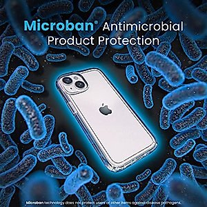 Speck Clear iPhone 14 & iPhone 13 Case - Drop Protection, Scratch Resistant & Anti-Yellowing Dual Layer Case for iPhone 14 & iPhone 13 Case for 6.1 inch Model - GemShell